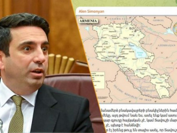 Zham.am | Սկանդա՞լ. ի՞նչ քարտեզ էր հրապարակել Ալեն Սիմոնյանը, ինչո՞ւ է ...