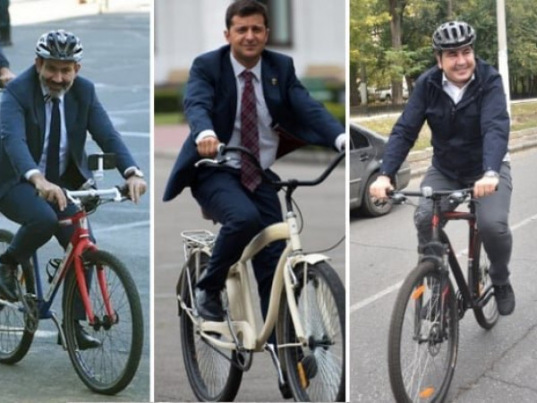 Zham.am | Նիկոլն «ընկավ» հեծանիվի տակ